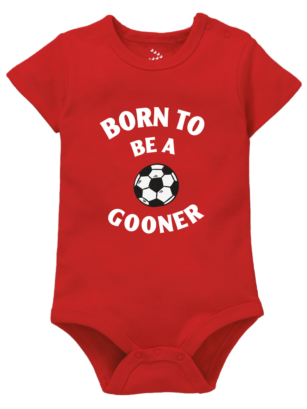 Born to be a Gooner - Onesie | Buy online Personalised Baby Onesie ...